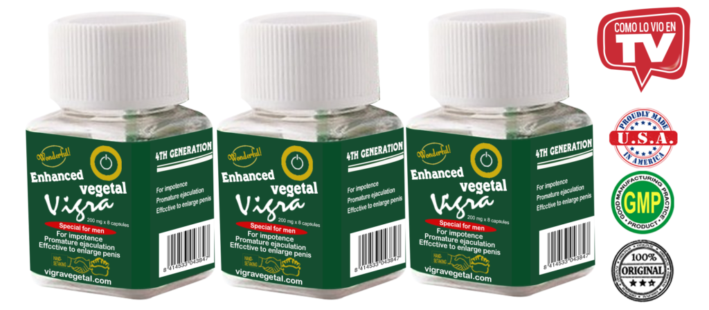 Vigra Vegetal Para Mayor Potencia Y Duracion